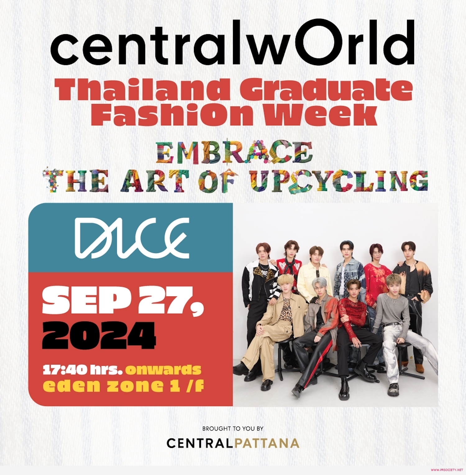 เซ็นทรัลเวิลด์ เปิดรันเวย์ “centralwOrld Thailand Graduate Fashion Week 2024” ชวน DICE และ ไมกี้ ...